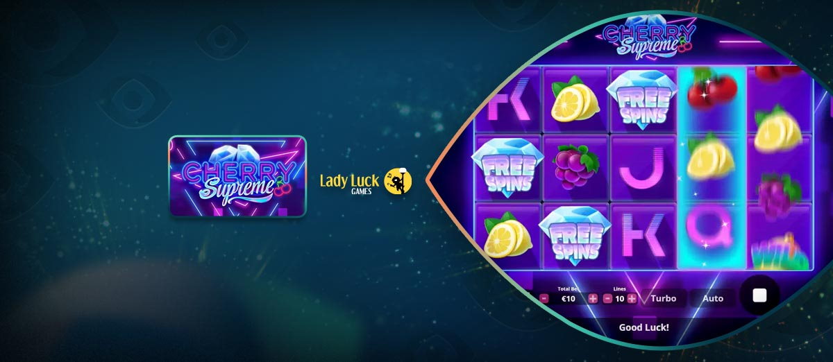 Lady Luck Games Releases Cherry Supreme Slot